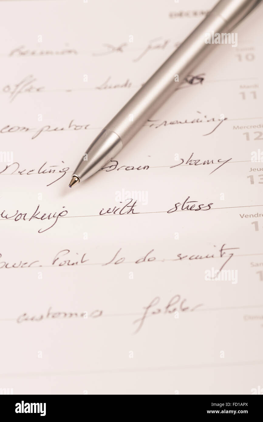 Report write stress hi-res stock photography and images - Alamy