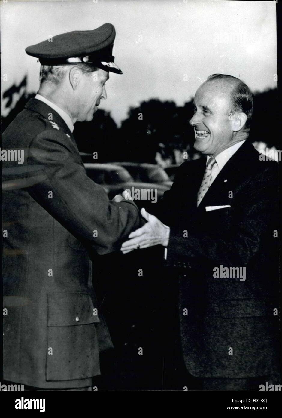 1957 - Back to shape as a visitor General Alfred M. Gruenther ...