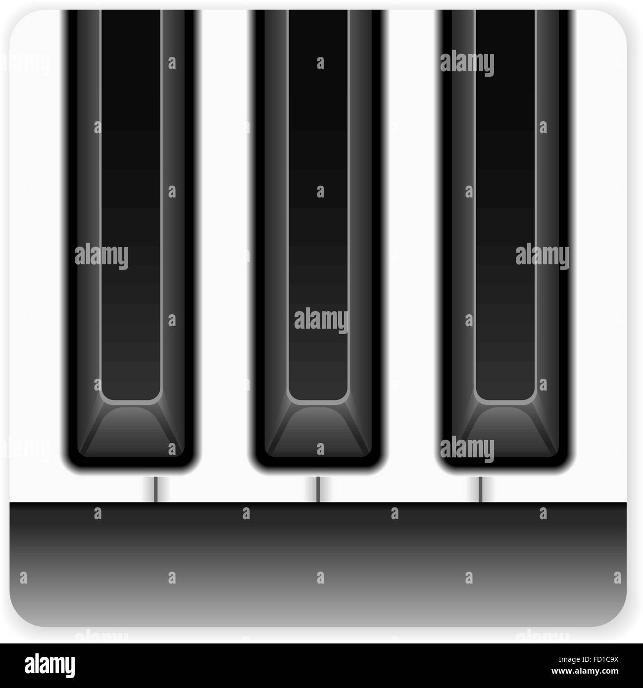 Music icon on white background. Vector illustration Stock Vector Image ...