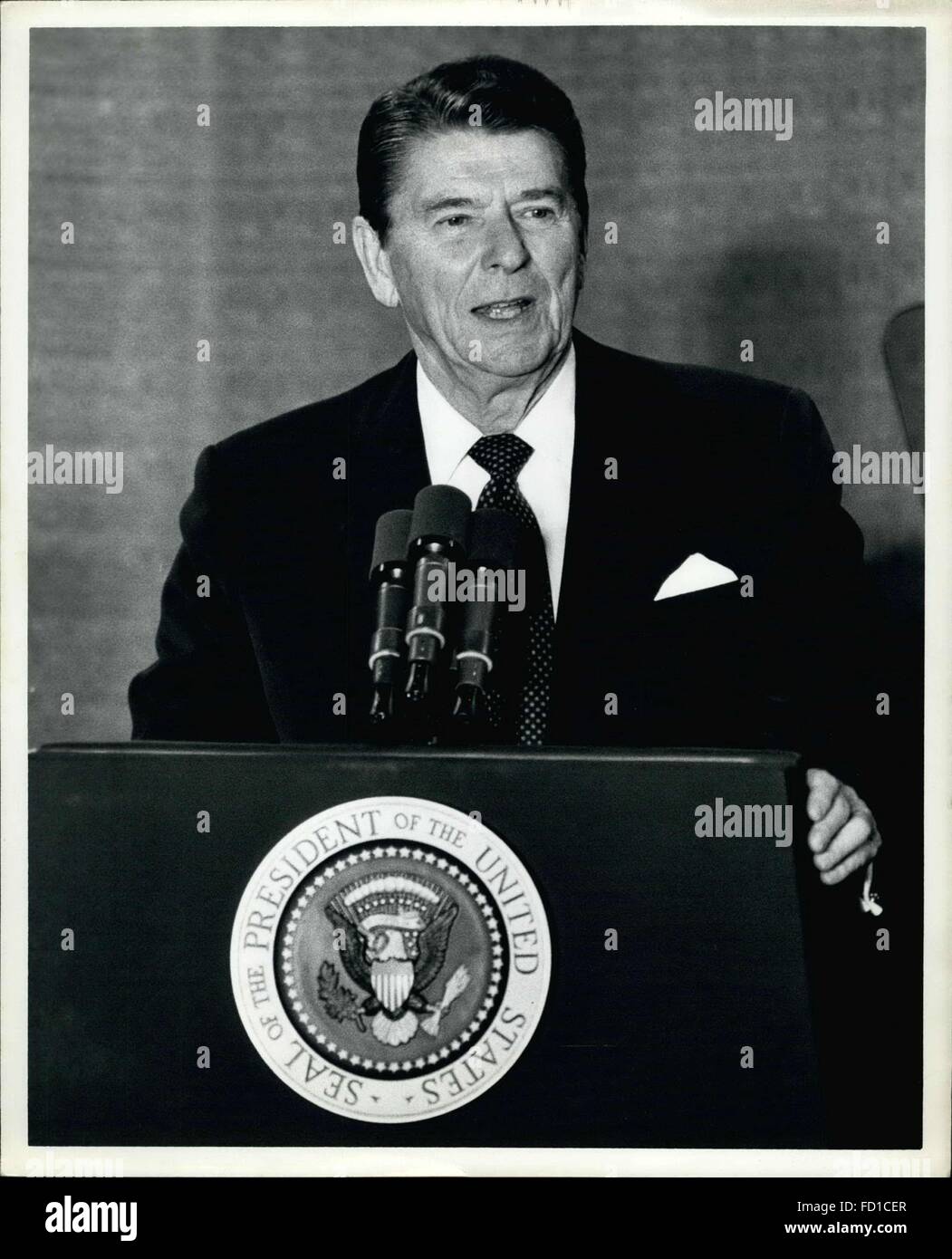 1983 - Ronald Reagan © Keystone Pictures USA/ZUMAPRESS.com/Alamy Live ...