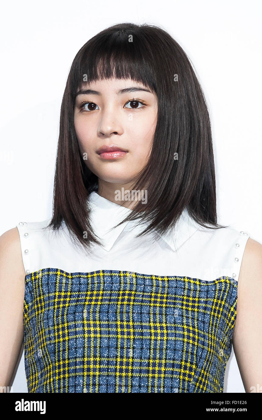 Tokyo, Japan. 27th January, 2016. Japanese actress and model Suzu ...