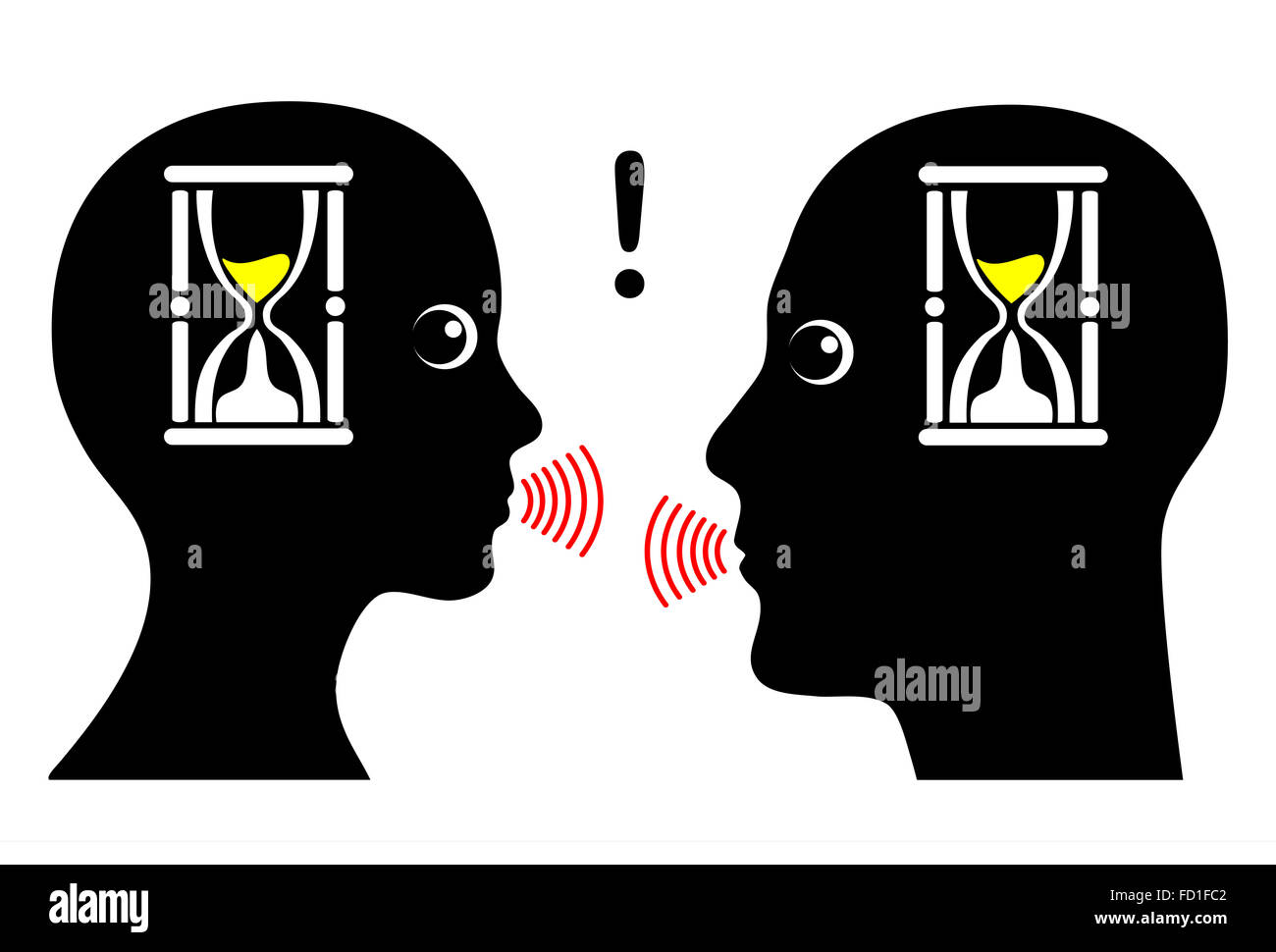 Communication under Pressure Stock Photo - Alamy