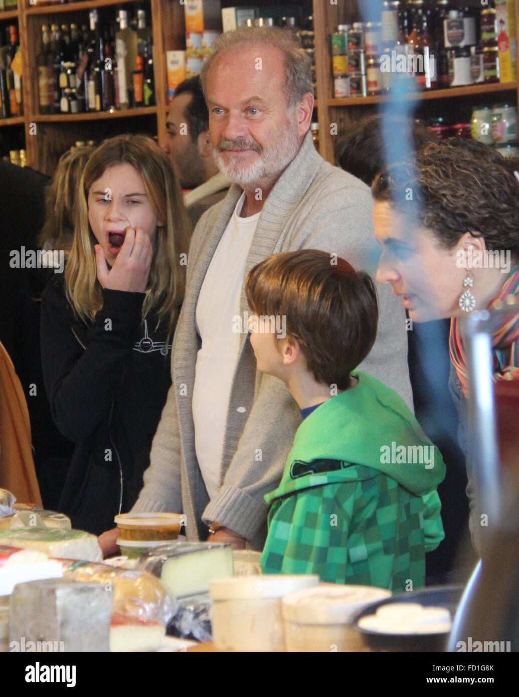 Kelsey Grammer visits The Cheese Store of Beverly Hills with his ...