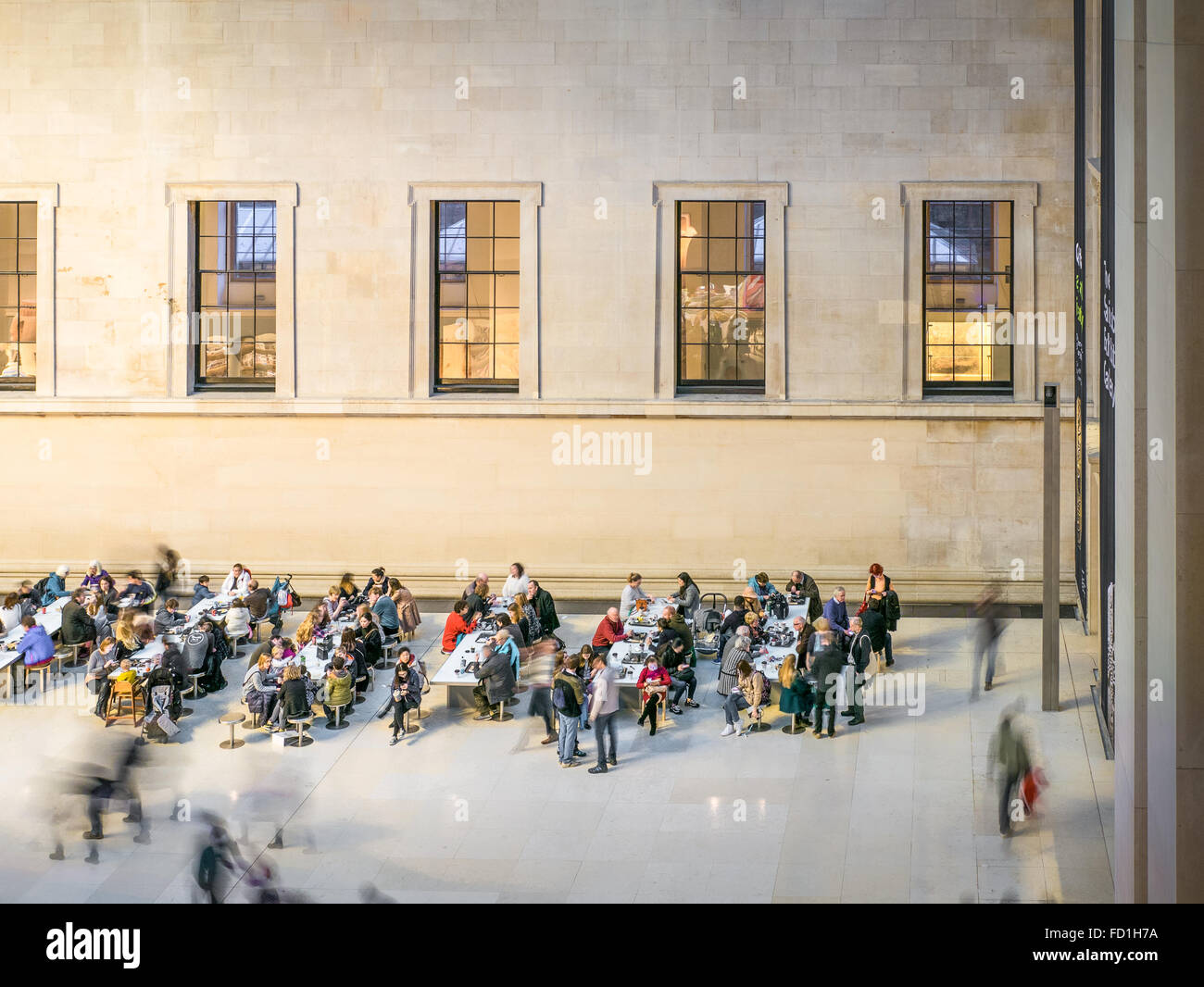 Cafe at the British museum, London Stock Photo - Alamy