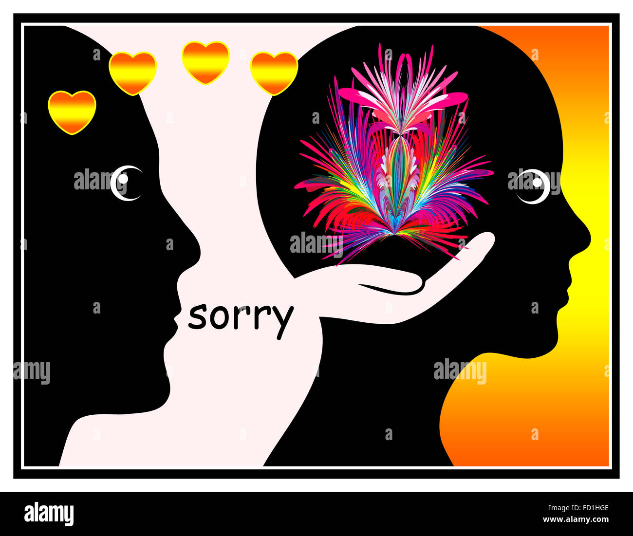 Man says Sorry Stock Photo - Alamy