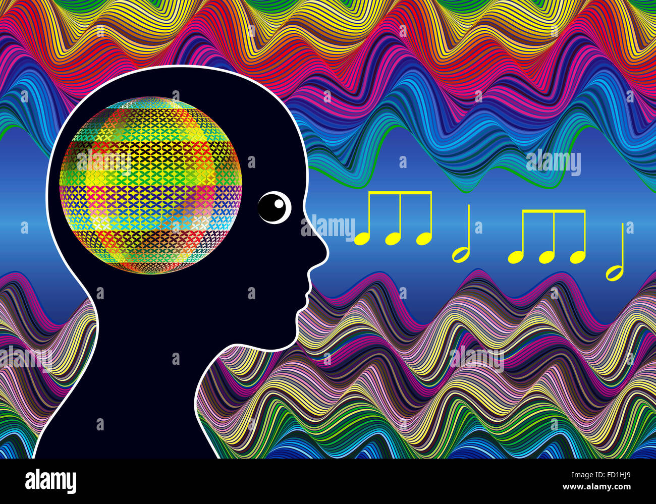 Mind Expanding Music Stock Photo - Alamy