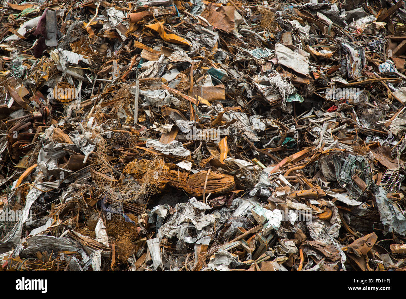 scrap metal pile Stock Photo - Alamy