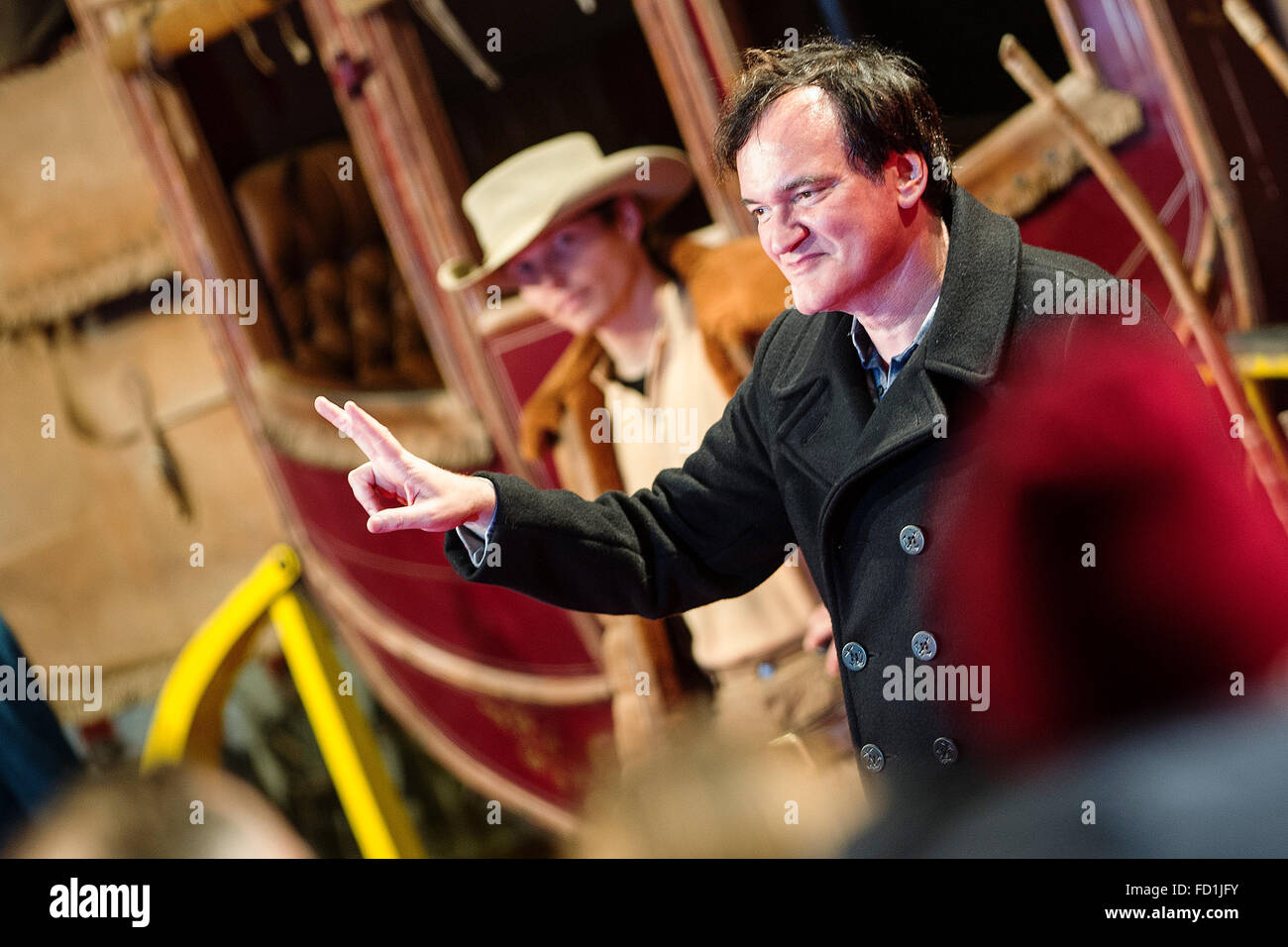 Berlin, Germany. 26th Jan, 2016. US director Quentin Tarantino arrives ...