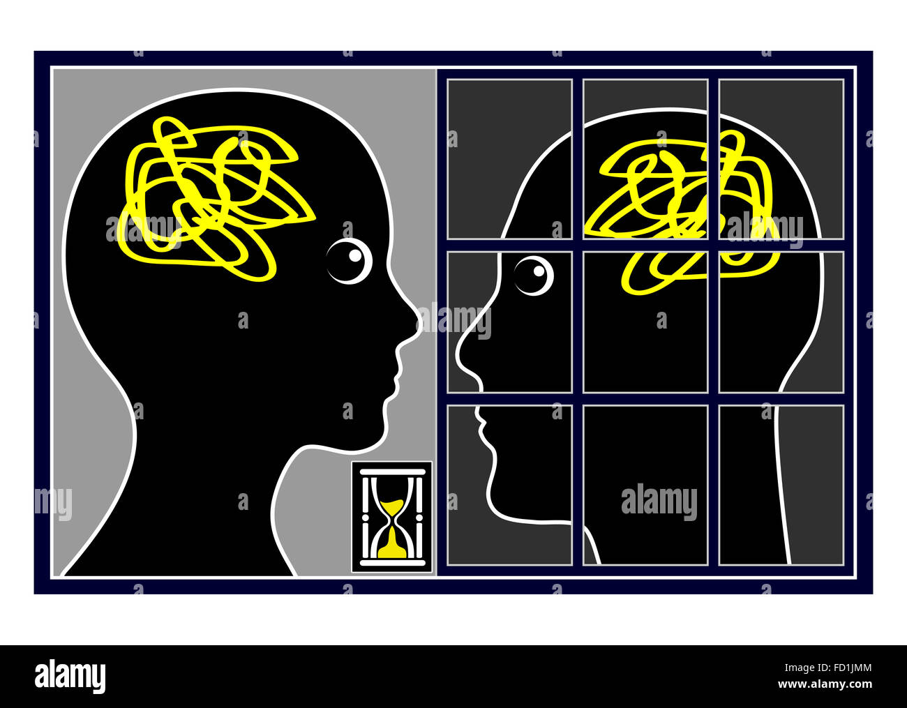 Man inmate in prison Cut Out Stock Images & Pictures - Alamy