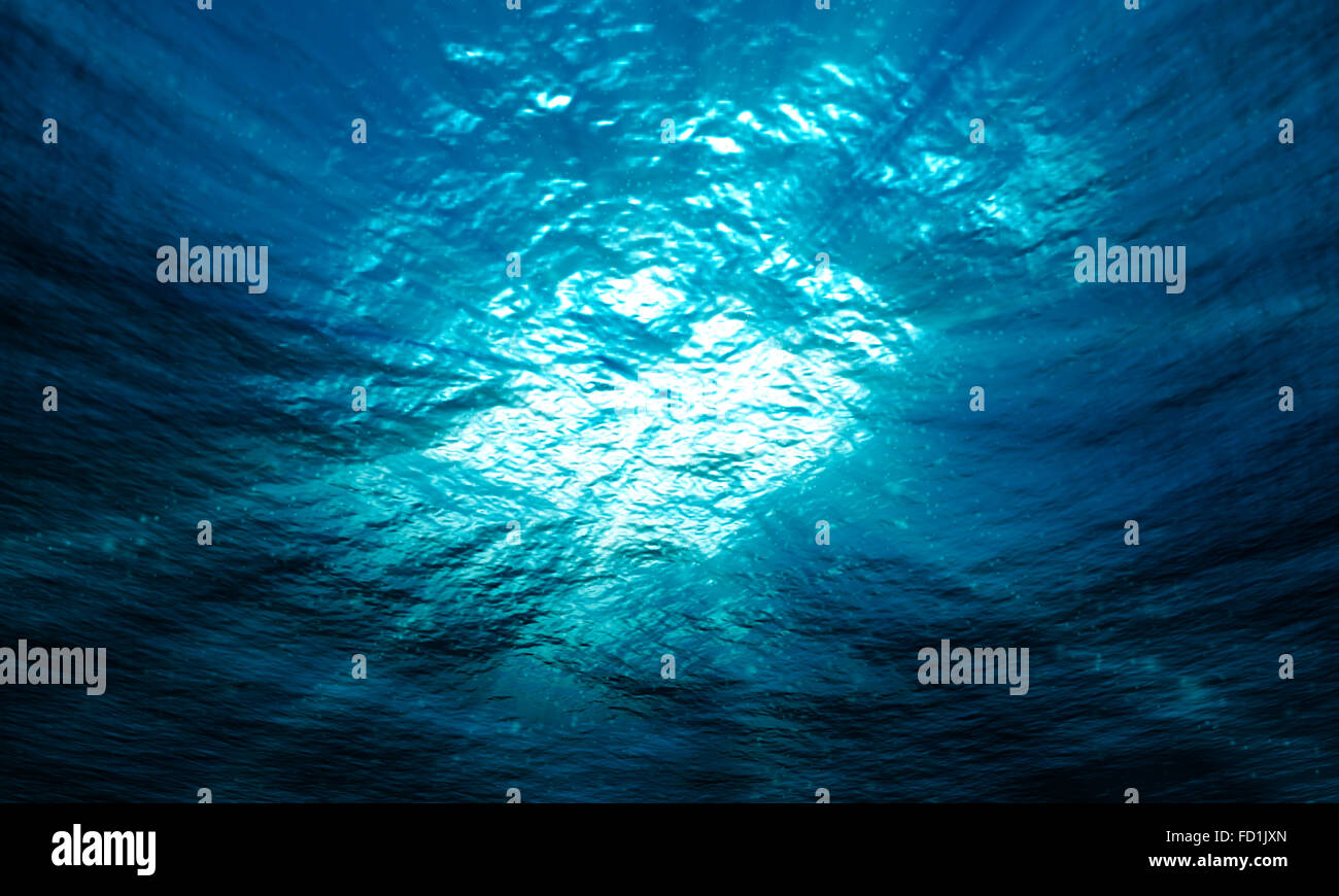 light underwater in the ocean Stock Photo - Alamy