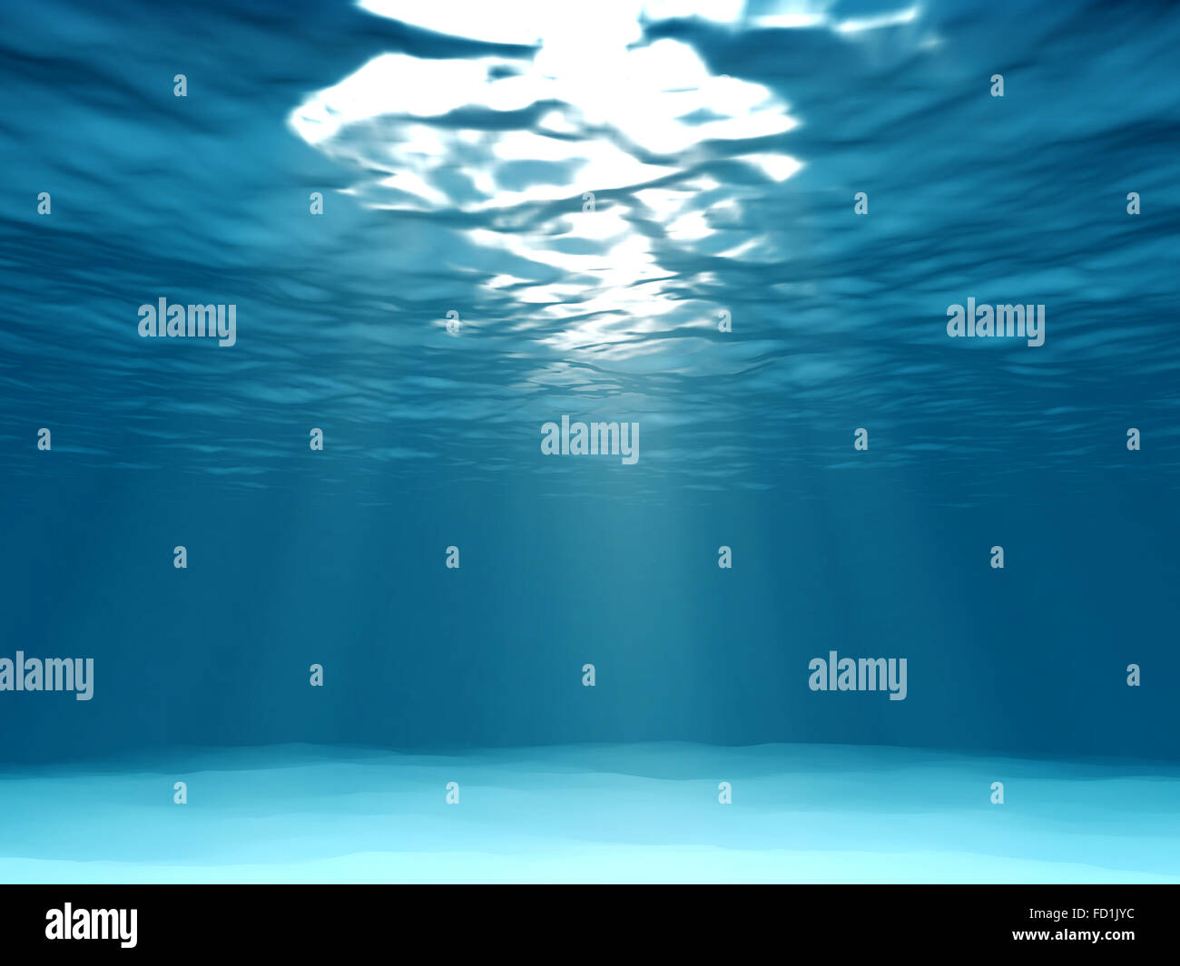 light underwater in the ocean Stock Photo - Alamy
