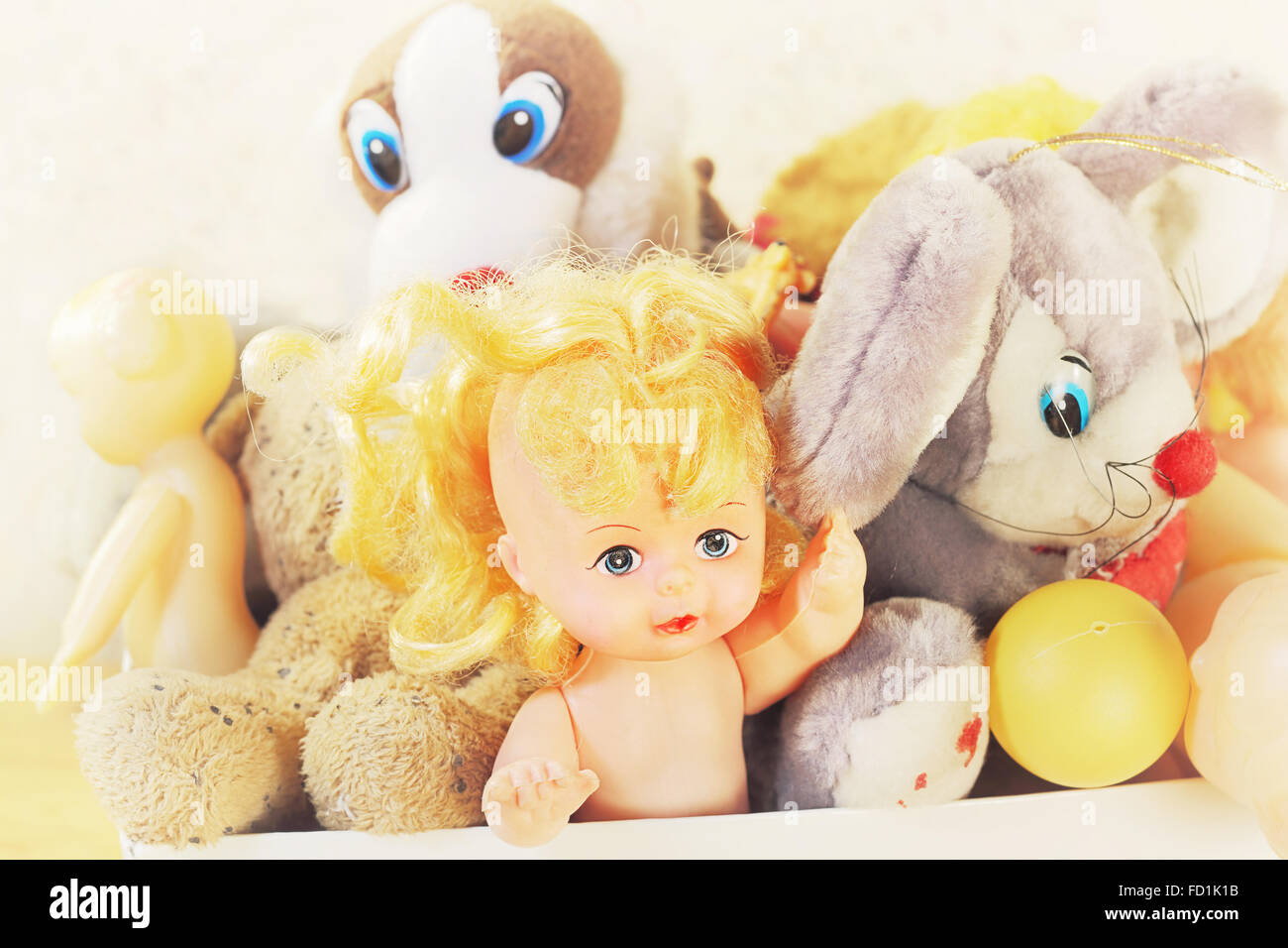 Old children's toys Stock Photo - Alamy