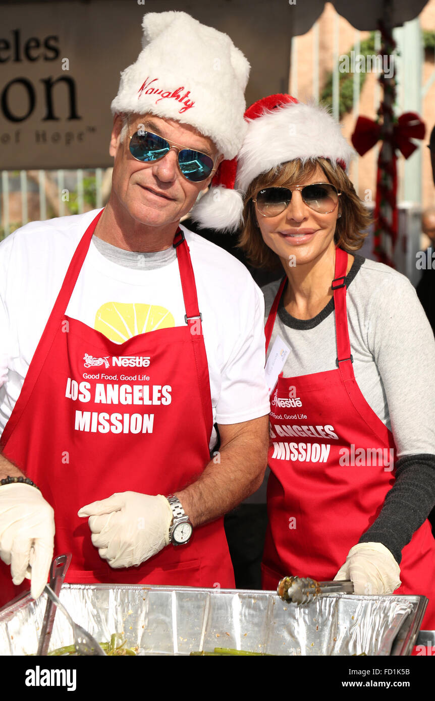 Los Angles Mission Christmas Meal to the Homeless Featuring: Harry ...