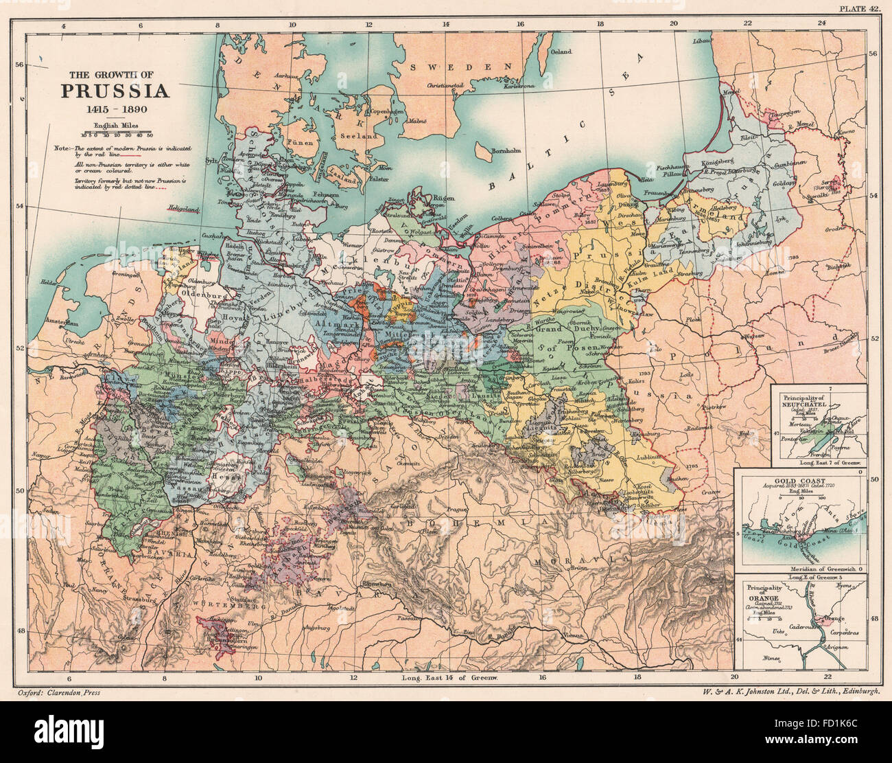 Map prussia hi-res stock photography and images - Alamy