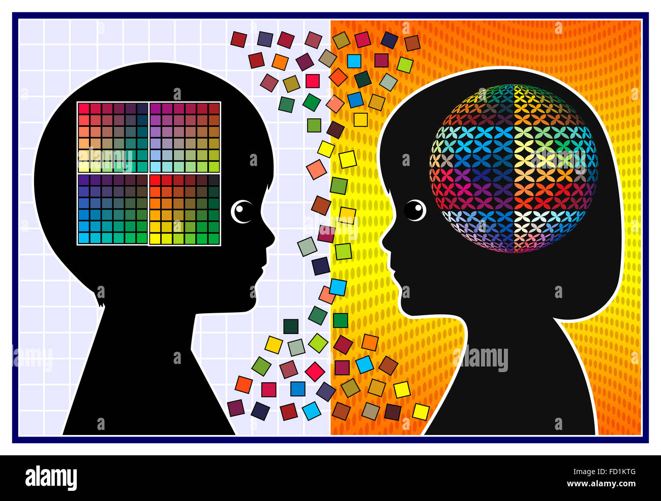 Cognitive differences hi-res stock photography and images - Alamy
