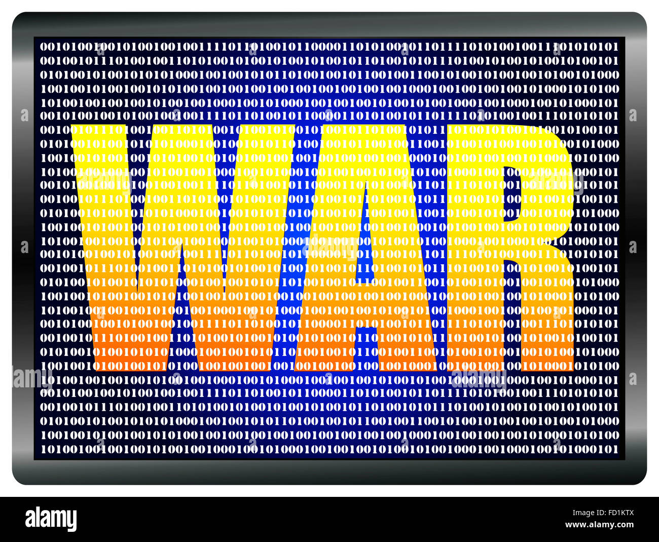Declaration of Cyberwar Stock Photo - Alamy
