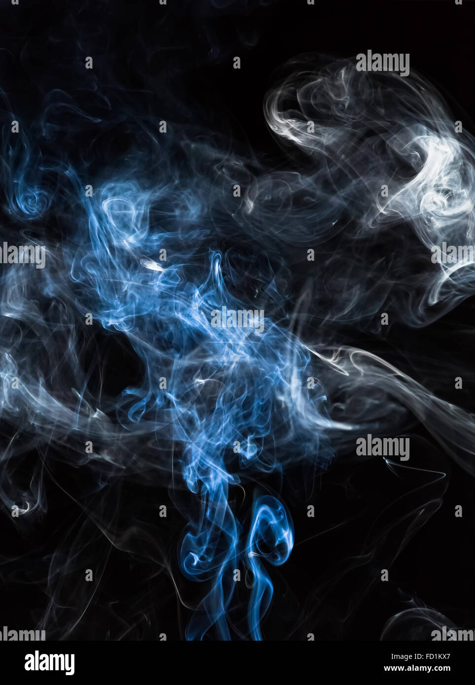 Incense grey white smoke hi-res stock photography and images - Alamy