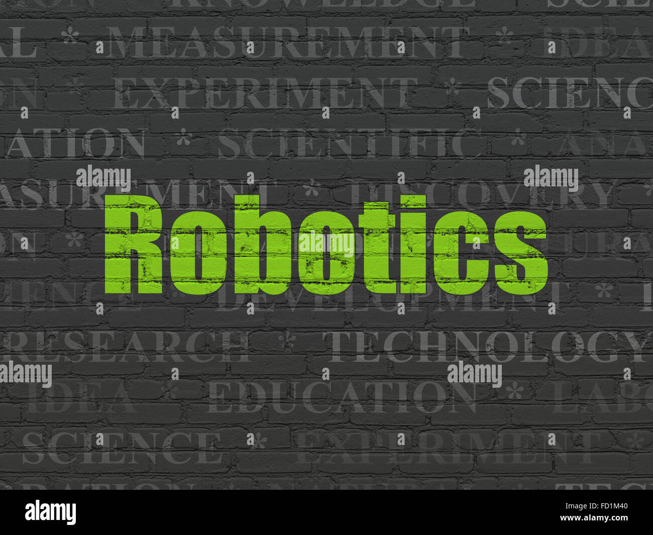 Robotics word cloud concept hi-res stock photography and images - Alamy