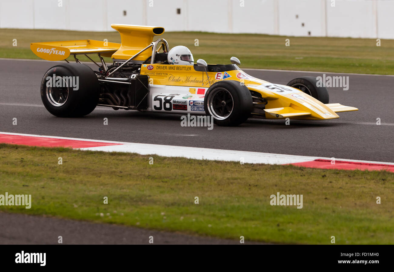 A March 721G, competing in the FIA Masters Historic Formula One Race ...