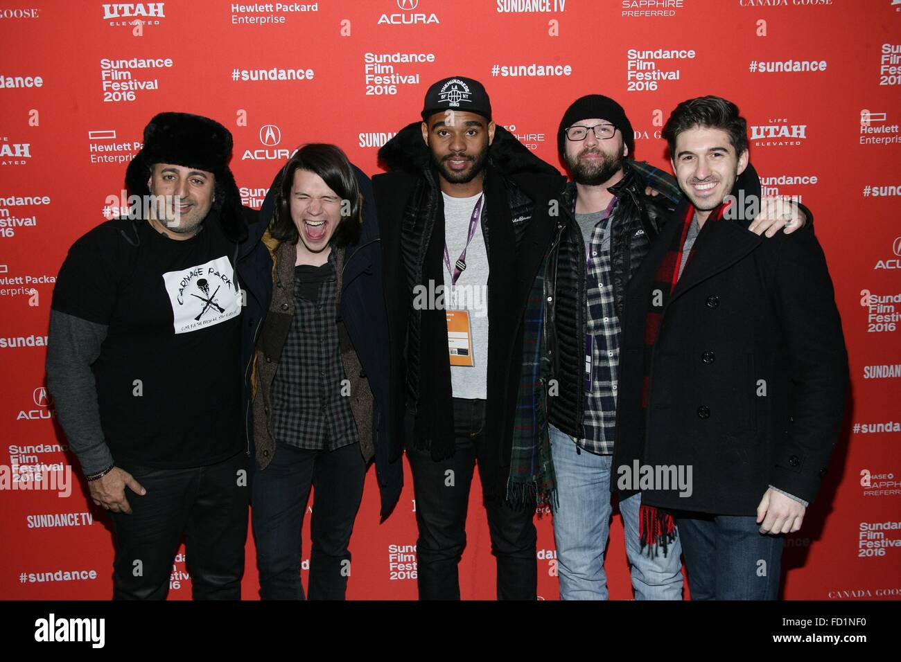 Park City, UT, USA. 26th Jan, 2016. Sean Tabibian, Mickey Keating, JD ...