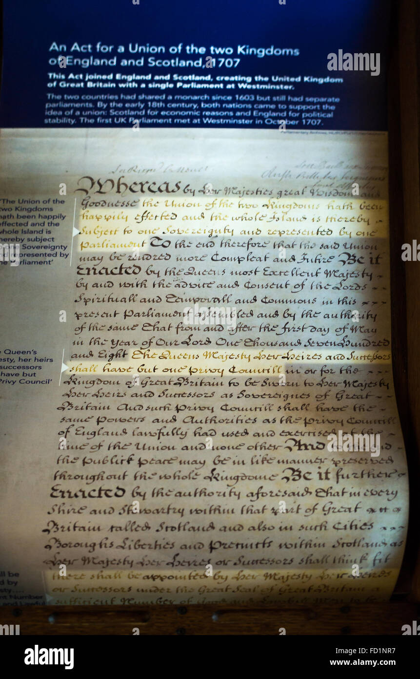 Scotland 1707 hi-res stock photography and images - Alamy