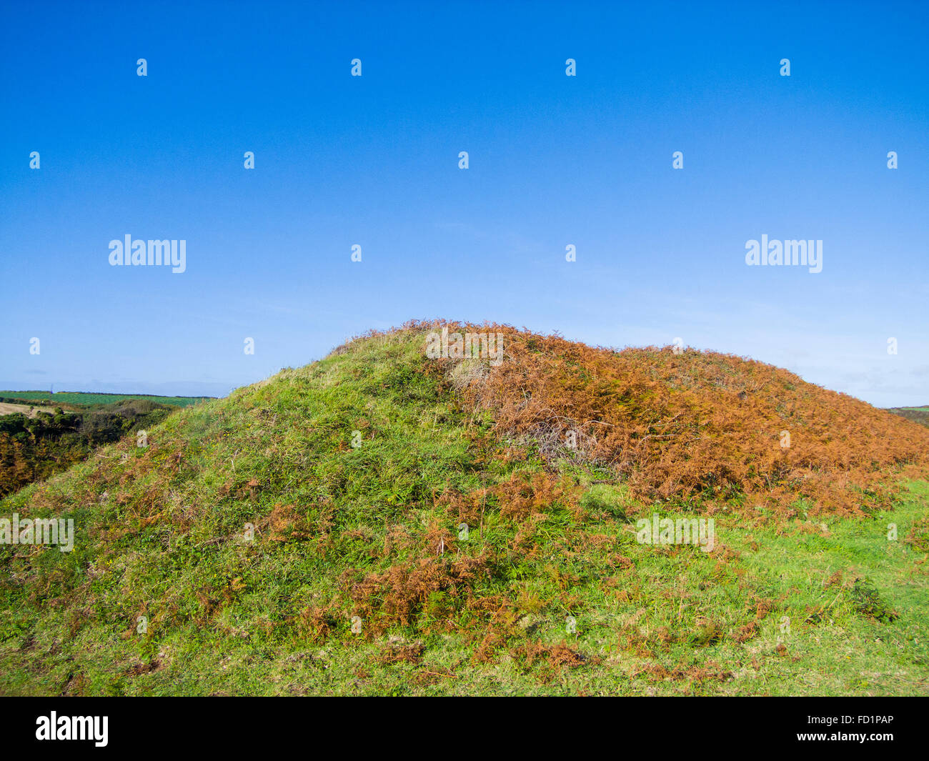Treryn Dinas Iron Age Hill Fort, Nr Treen, Cornwall, England, UK Stock ...