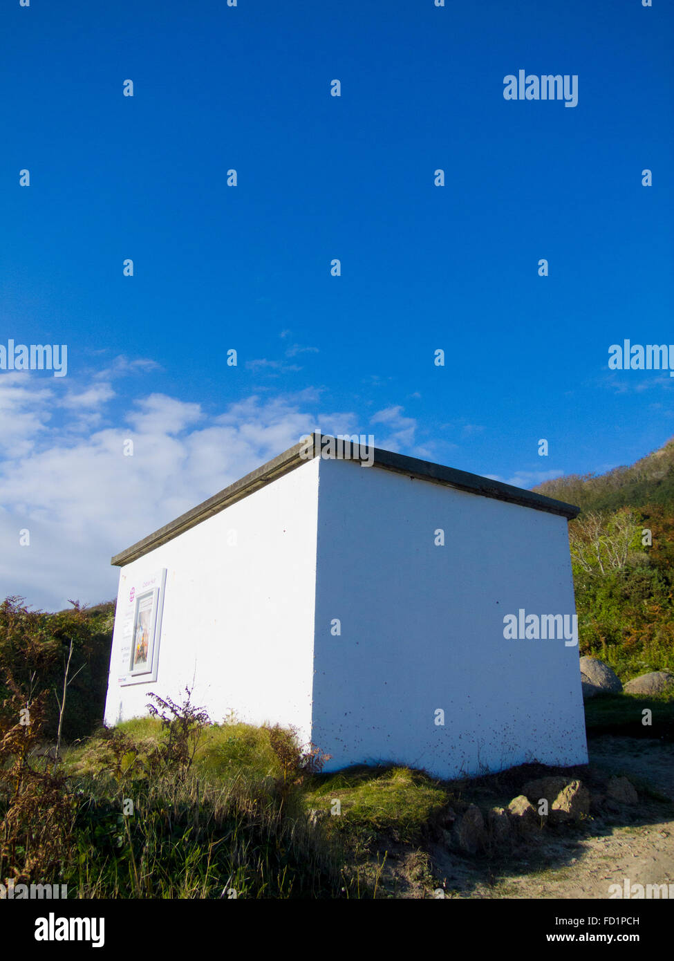 Cable Hut at the Porthcurno Telegraph Museum, Porthcurno, Cornwall ...