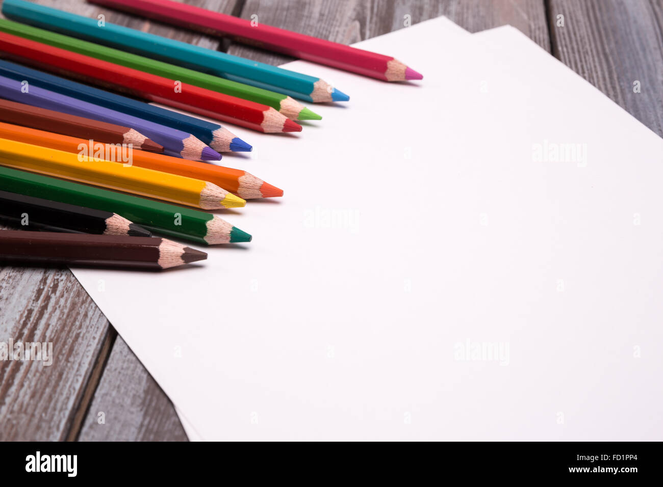 colorful drawing tools Stock Photo - Alamy