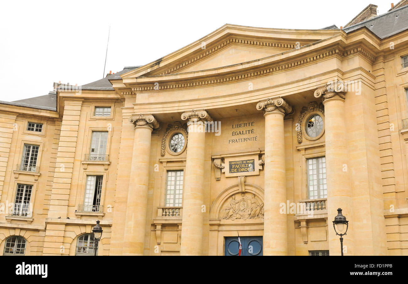 Law faculty building university paris hi-res stock photography and images - Alamy