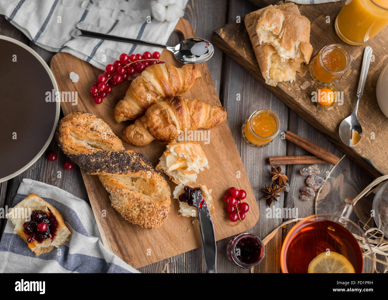 good morning breakfast Stock Photo - Alamy