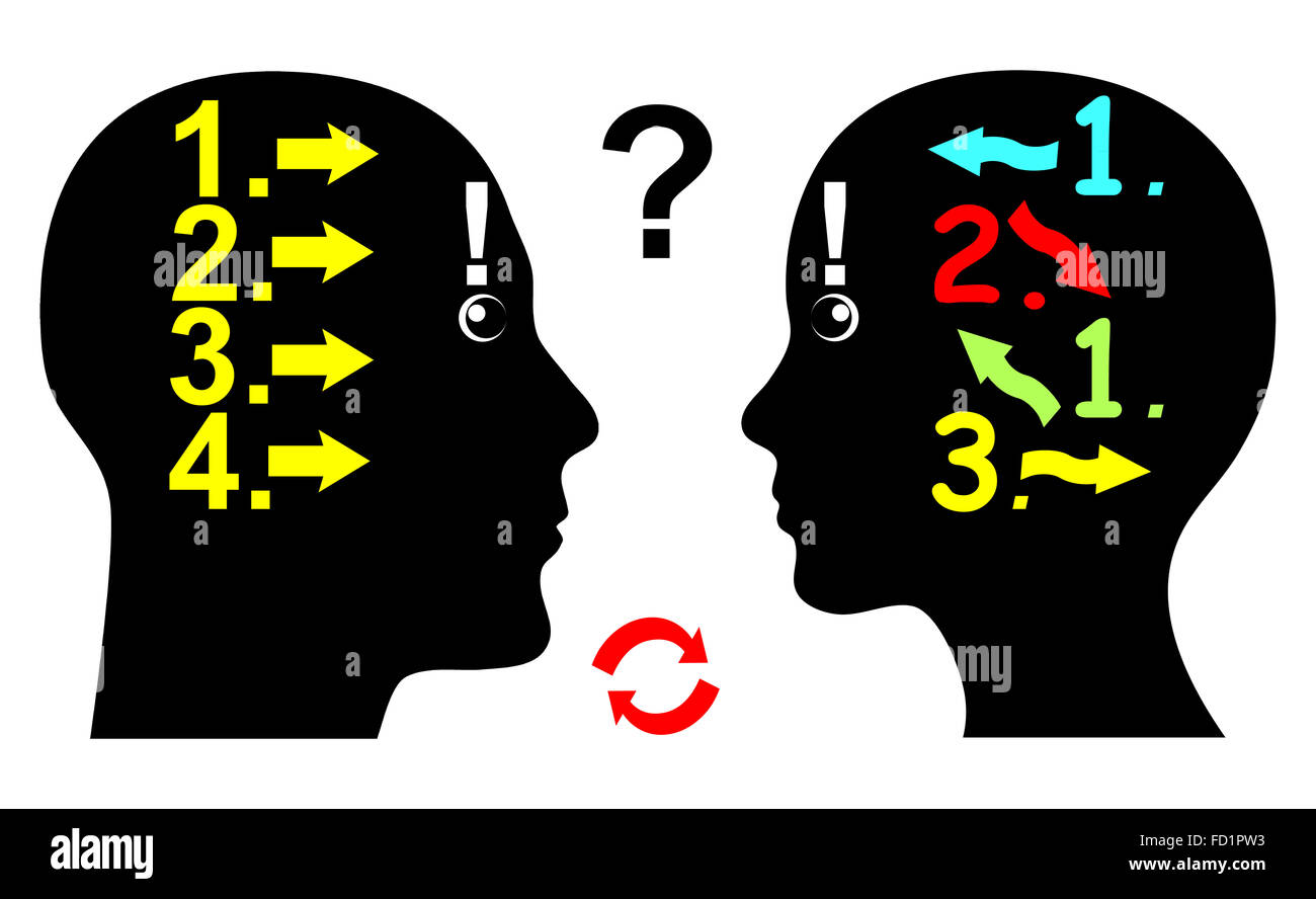 Logical and rational Cut Out Stock Images & Pictures - Alamy