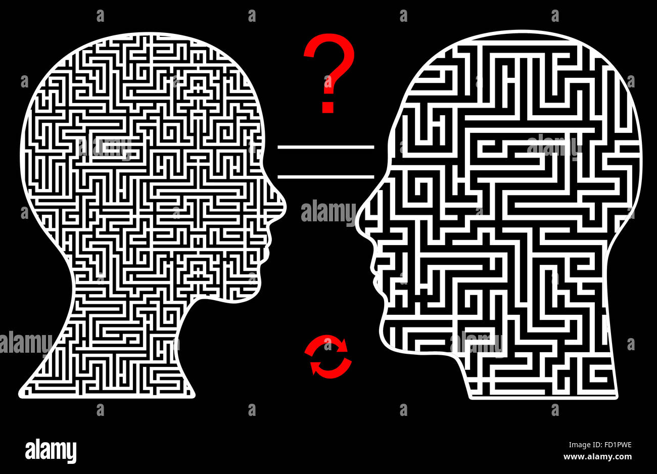 Different Way of Thought Stock Photo - Alamy