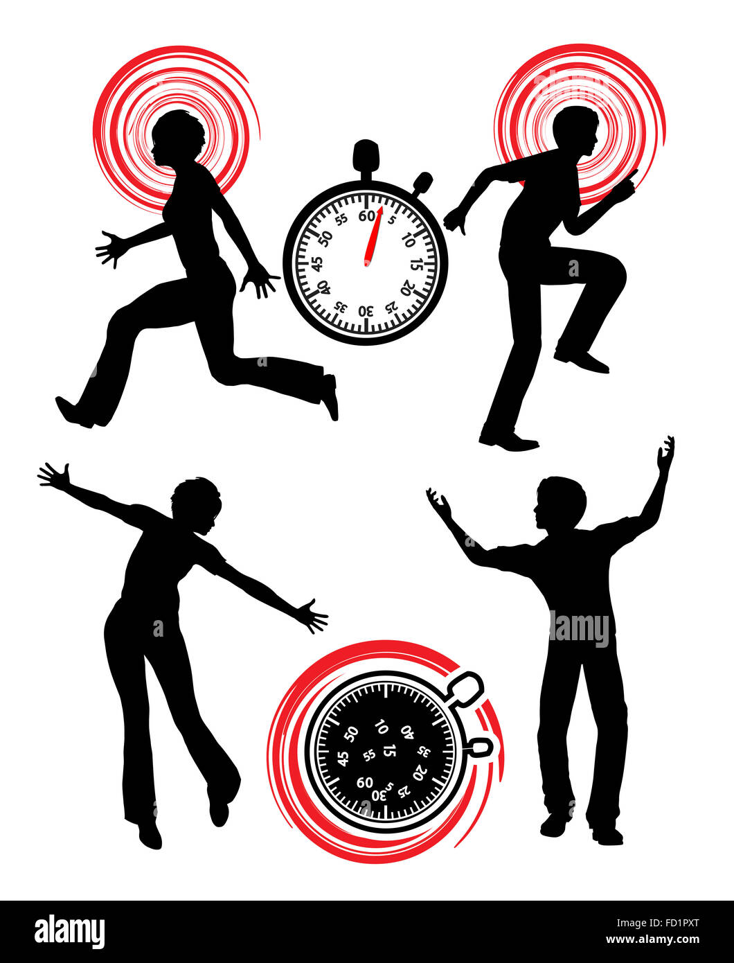 Escaping the Human Rat Race Stock Photo - Alamy