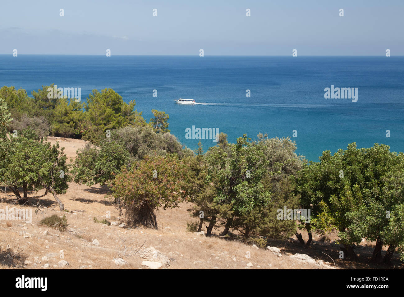 Cyprus Island sea coast Stock Photo - Alamy