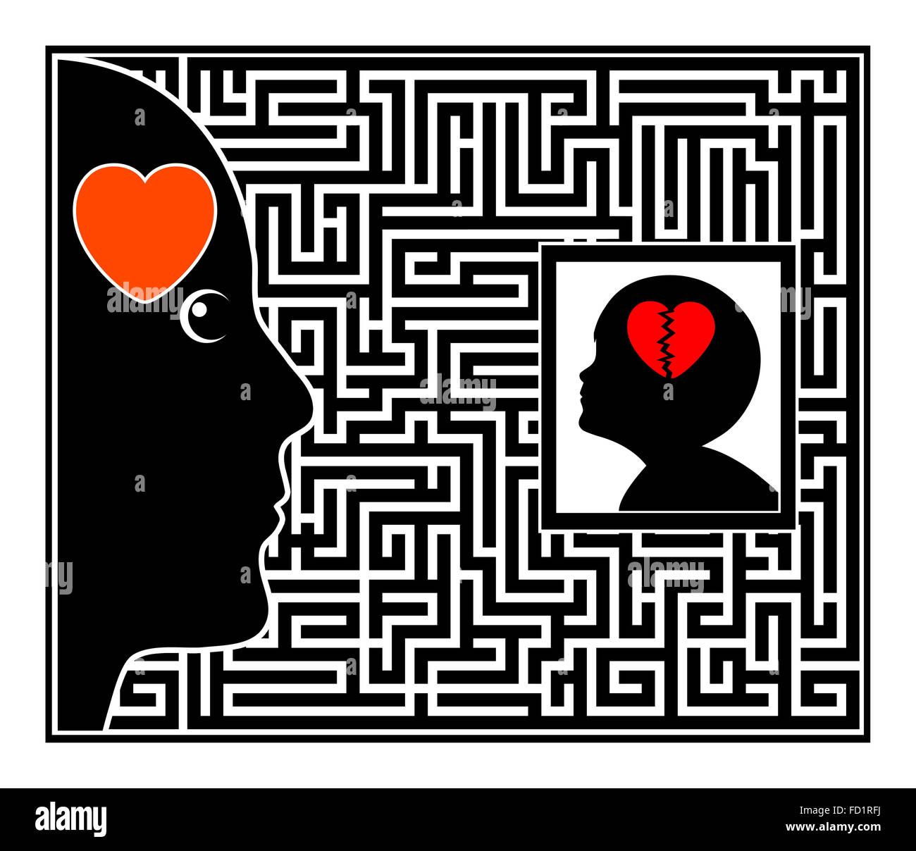 Child adult abuse Cut Out Stock Images & Pictures - Alamy