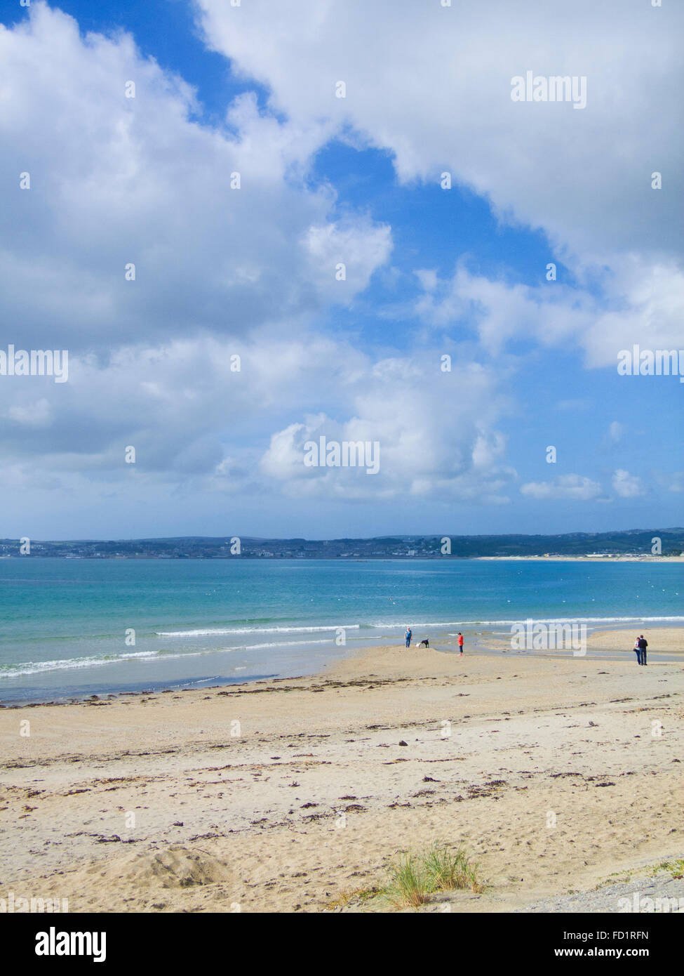 Marazion Beach, Marazion, Mount Bay, Cornwall, England, UK Stock Photo ...