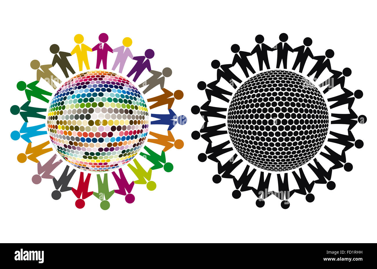 Uniformity and Diversity Stock Photo - Alamy