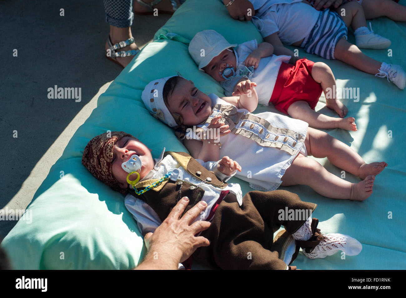 Many babies cry before they jump them while their mothers endure them ...