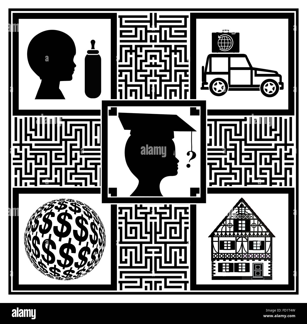 Dream job woman Cut Out Stock Images & Pictures - Alamy