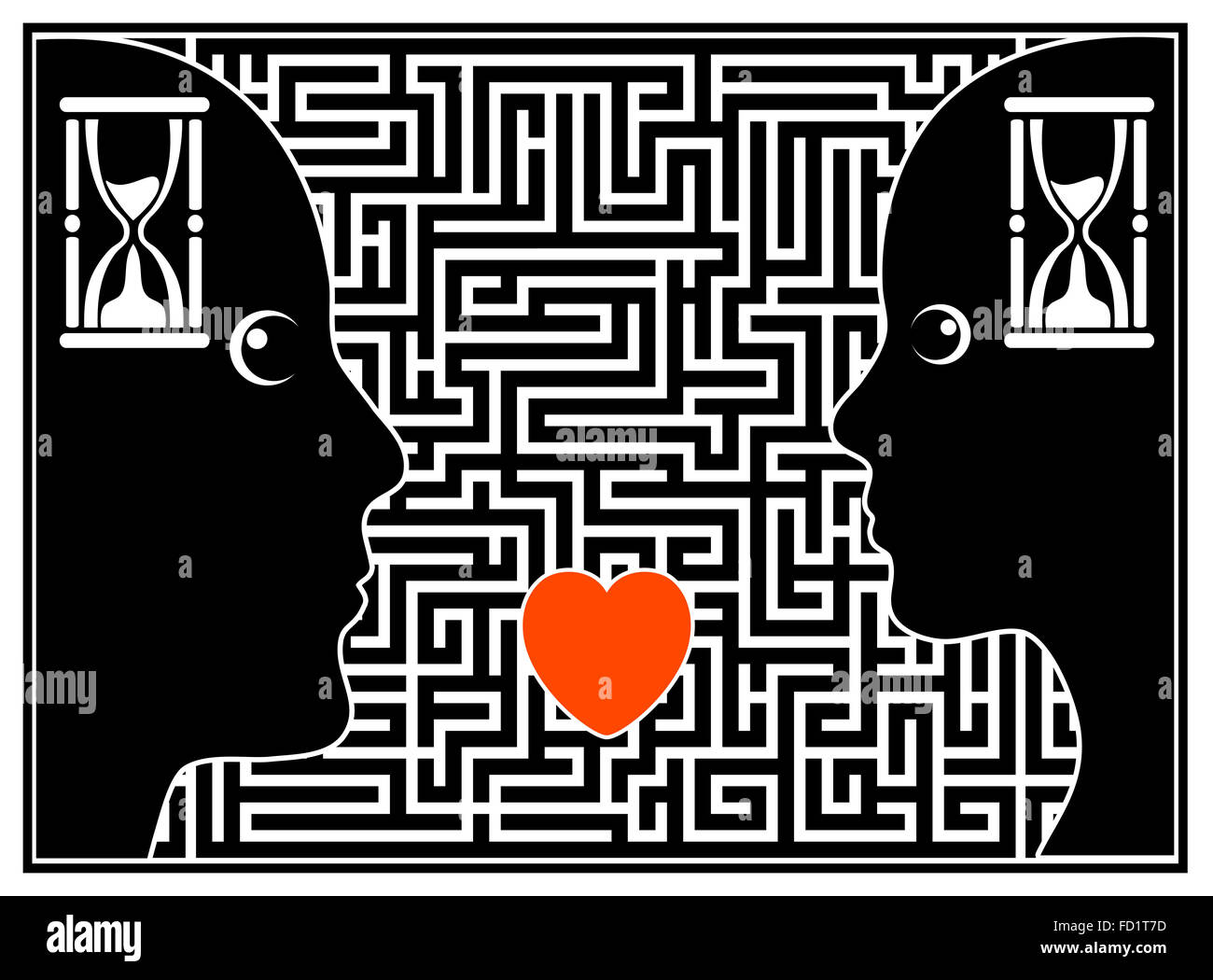 Dating under Time Pressure Stock Photo - Alamy