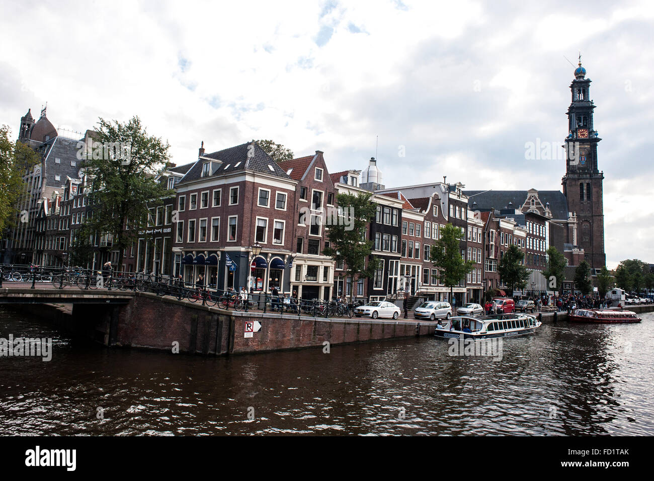 Westerkerk church in Amsterdam is the most visited by tourists ...