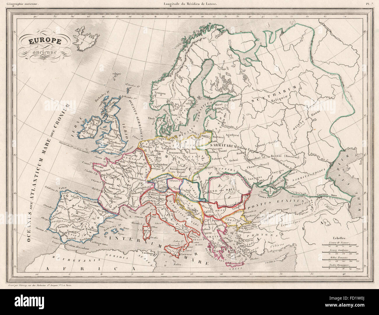 Ancient europe map hi-res stock photography and images - Alamy