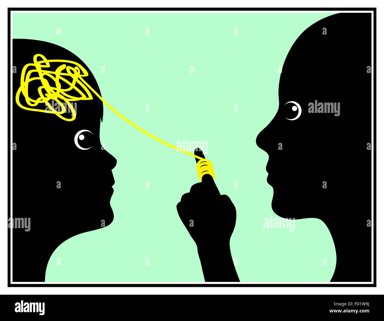 Parental Mind Control Stock Photo - Alamy