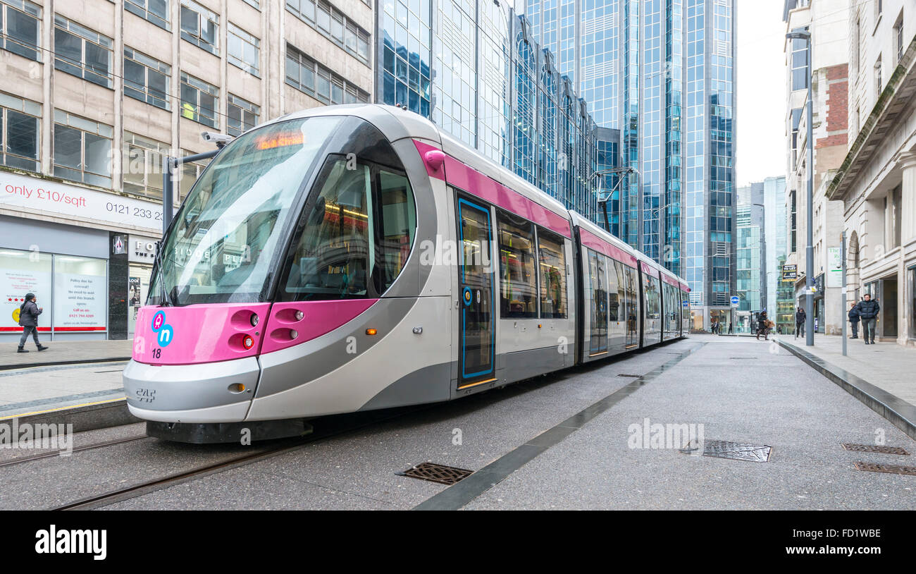Birmingham tram hi-res stock photography and images - Alamy
