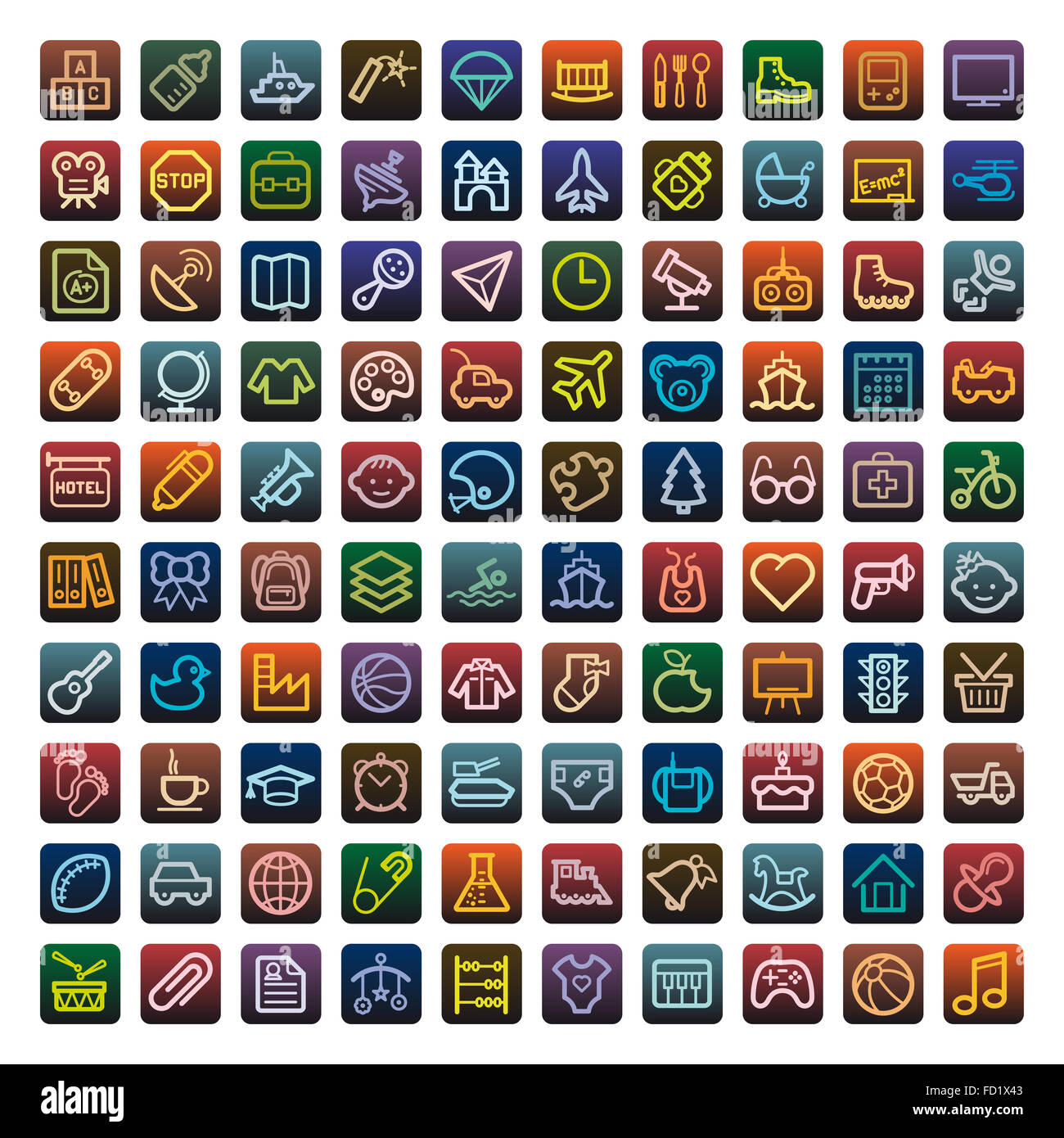 Kid graphics Cut Out Stock Images & Pictures - Alamy