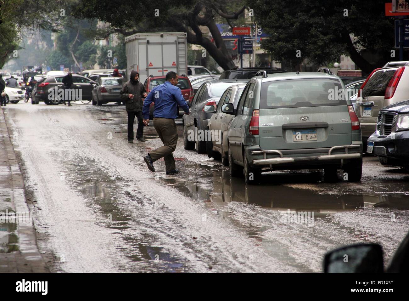 Flooded street egypt hi-res stock photography and images - Alamy
