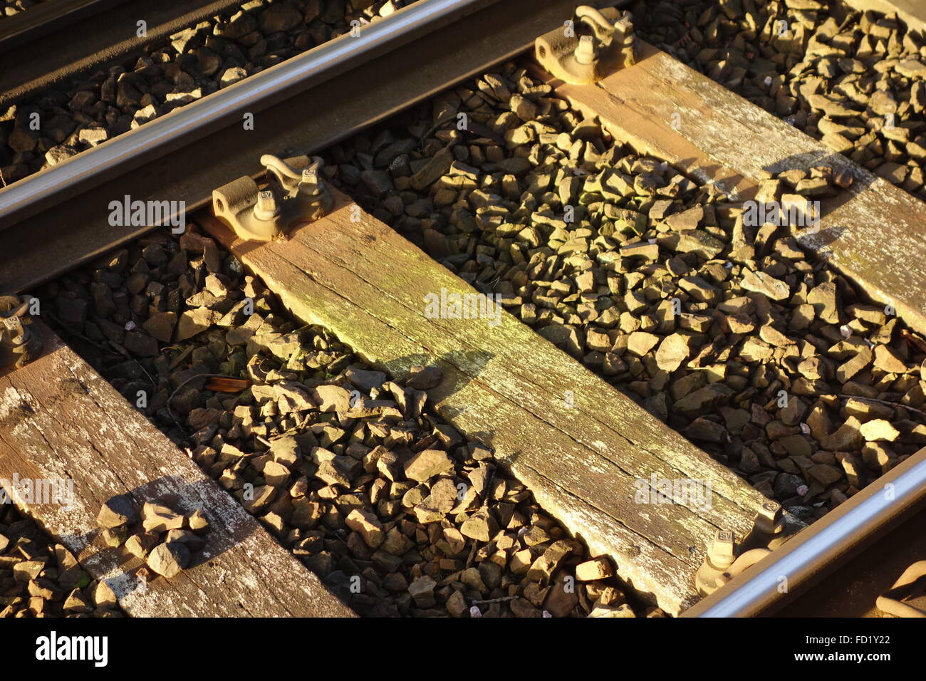 Wooden railway track hi-res stock photography and images - Alamy