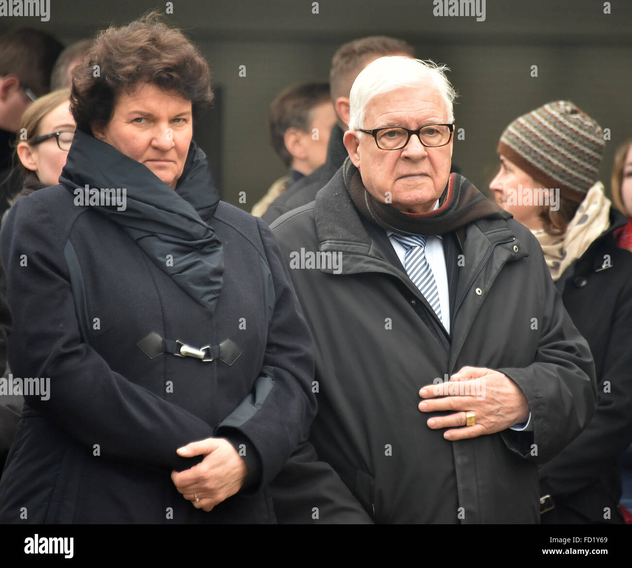 Oranienburg, Germany. 17th Jan, 2016. President of the Brandenburg ...