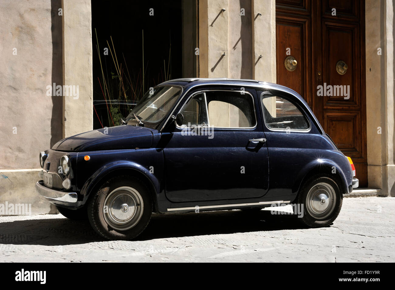 Italy, Tuscany, Siena, Fiat 500 Stock Photo - Alamy