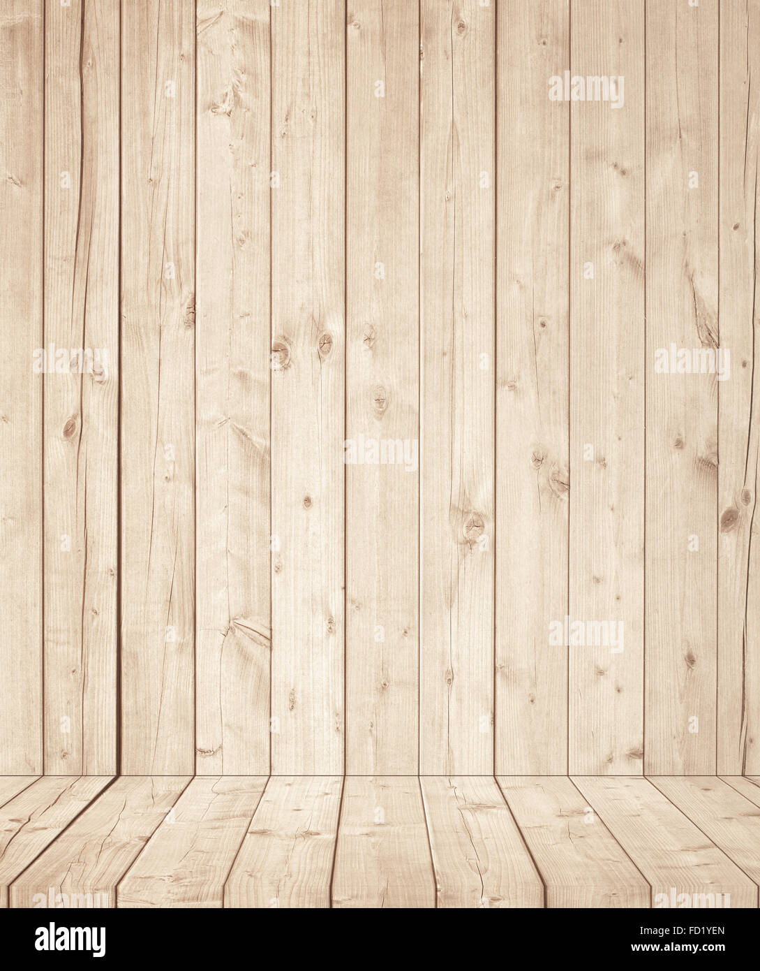 Light brown wooden wall texture with old pine, fir floor Stock Photo ...